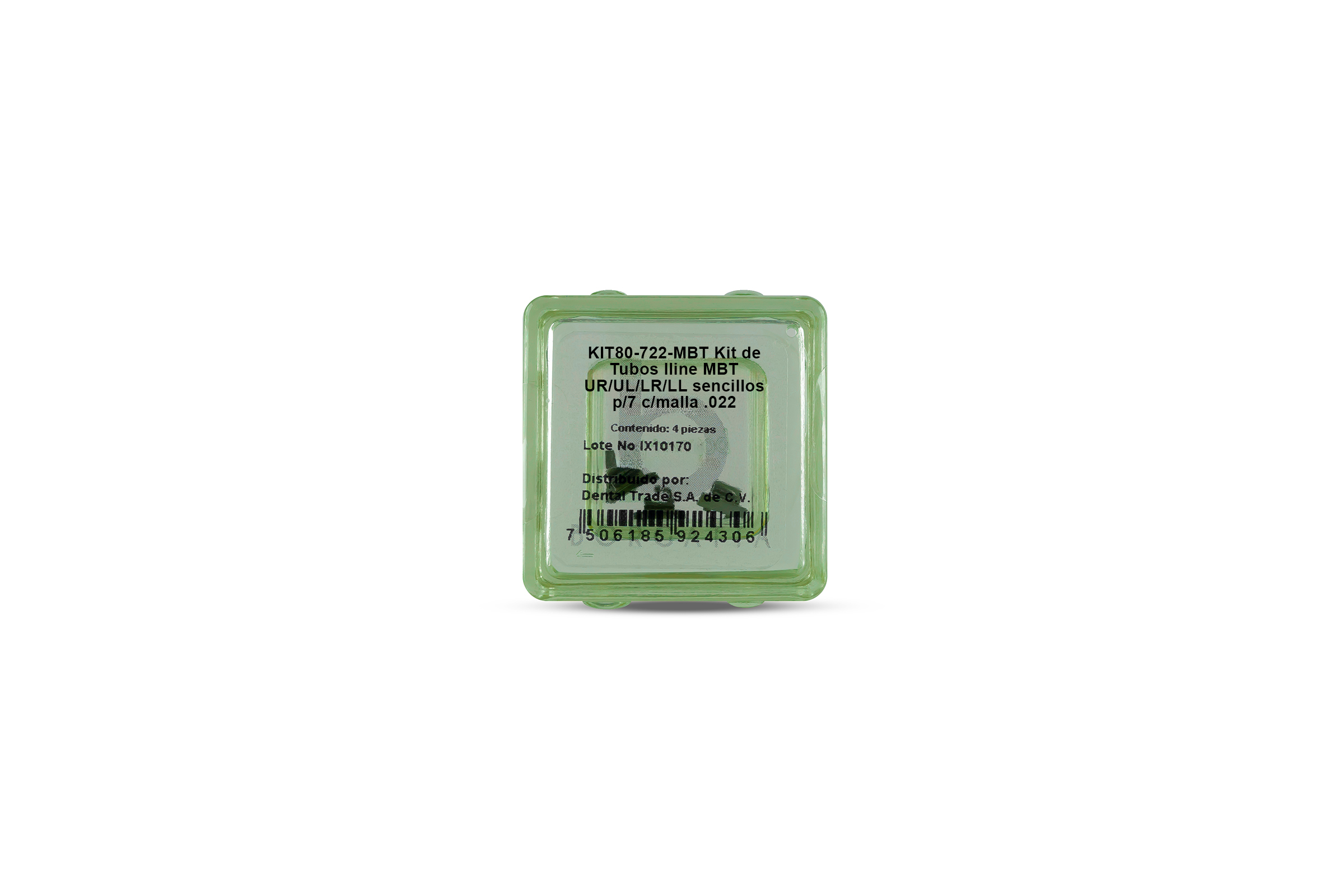 Kit de Tubos Iline MBT UR/UL/LR/LL sencillos p/7 c/malla .022